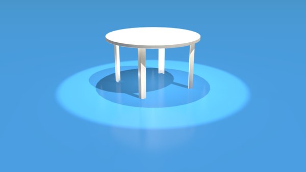 Plastic table 3D - TurboSquid 1275736