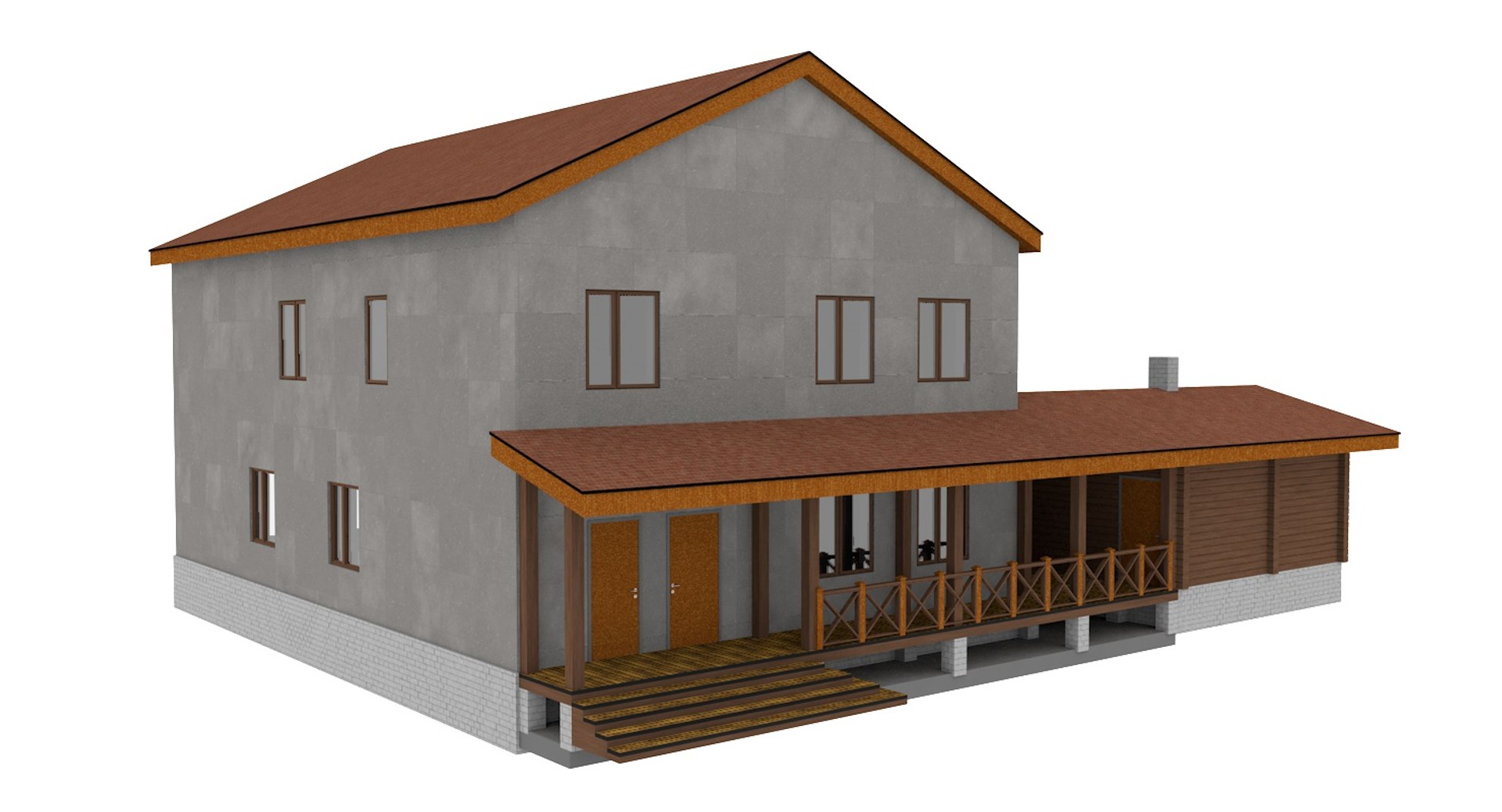 Simple Stone House 3 3D Model - TurboSquid 1245331