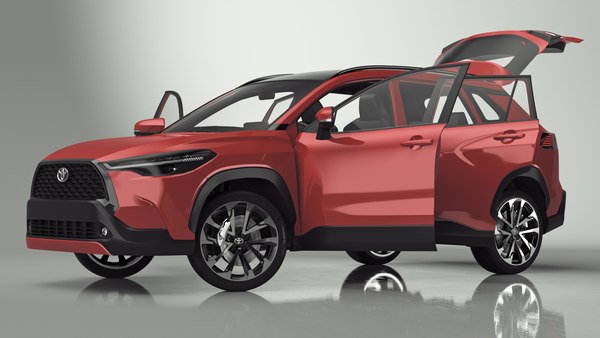Maya용으로 제작된 Toyota Corolla Cross 2023 빨간색 3D 모델 - TurboSquid 2256031
