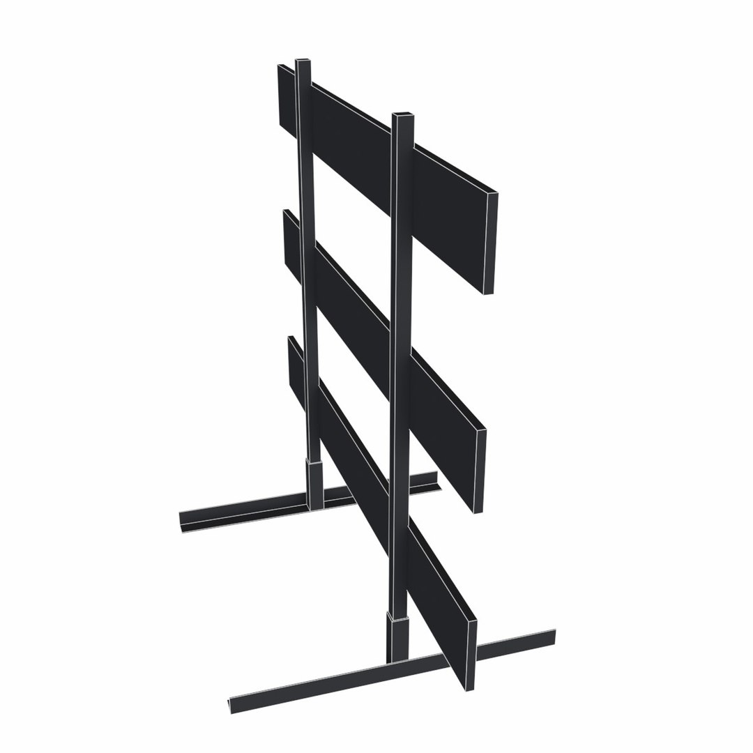 Road fence model - TurboSquid 1632443