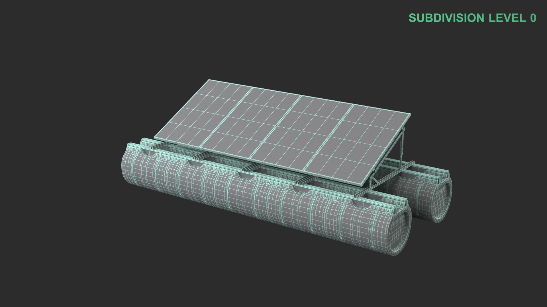 3D Floating Solar Panels Model - TurboSquid 2363090