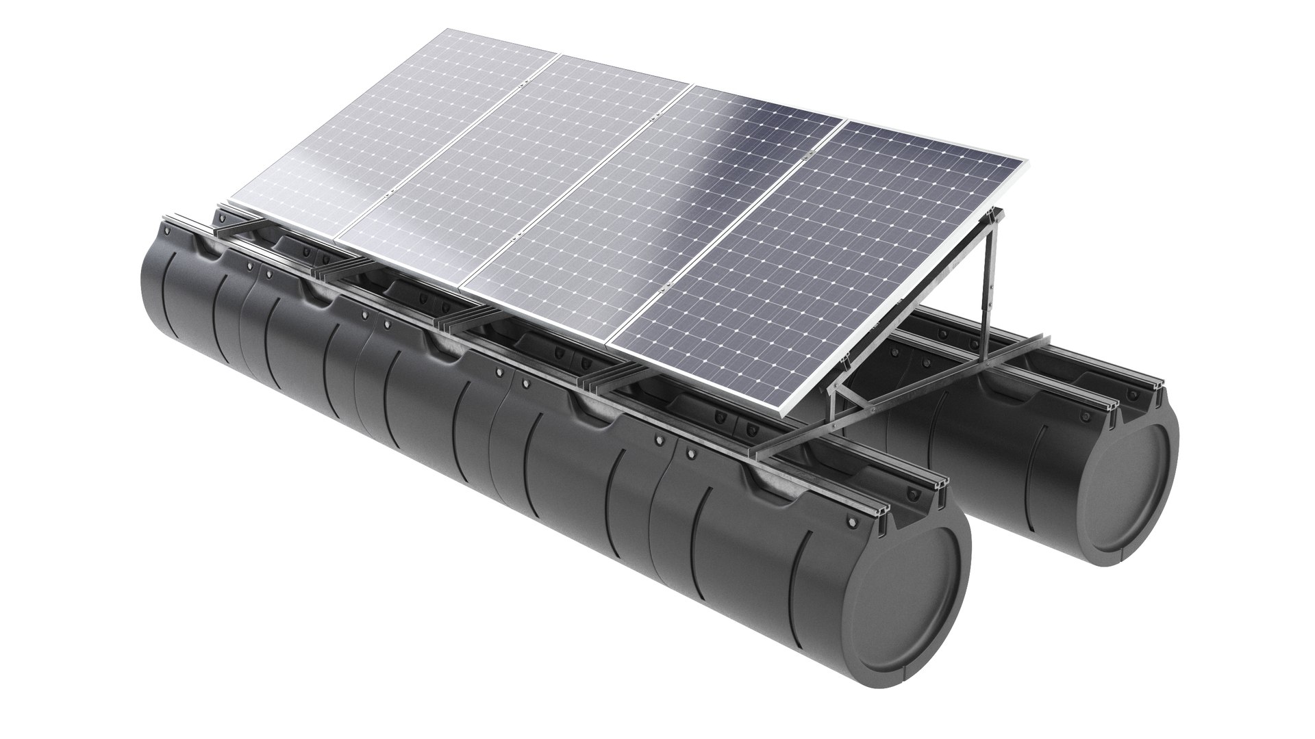 3D Floating Solar Panels Model - TurboSquid 2363090