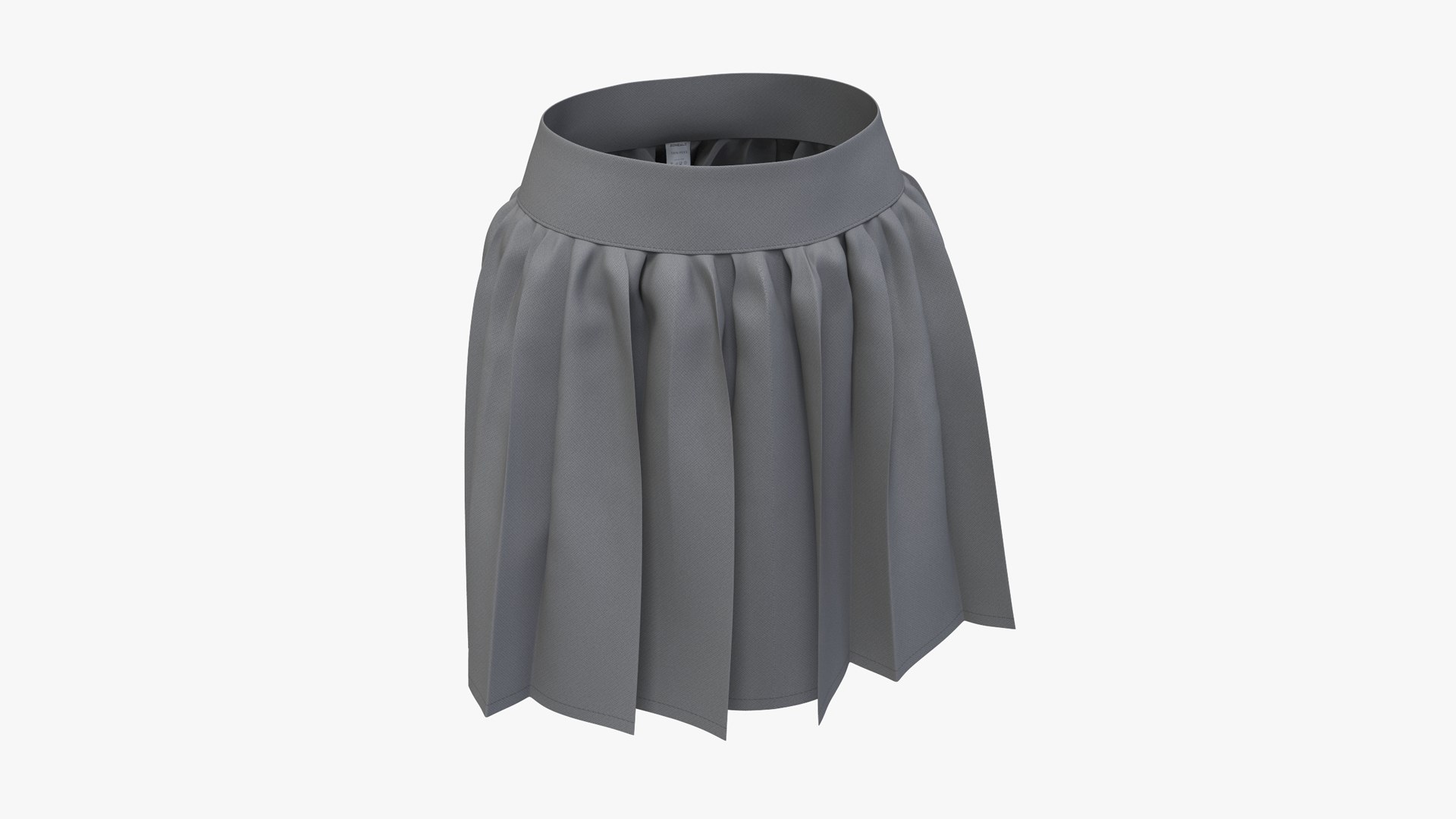Pleated Skirt 3D Model - TurboSquid 2190451