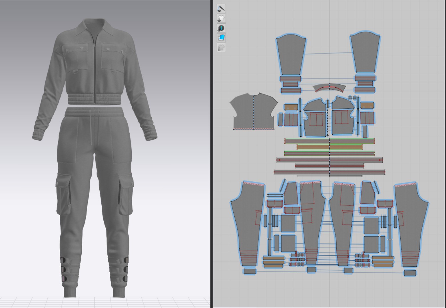 3D Model Women Tracksuits 3D Model - TurboSquid 2252394