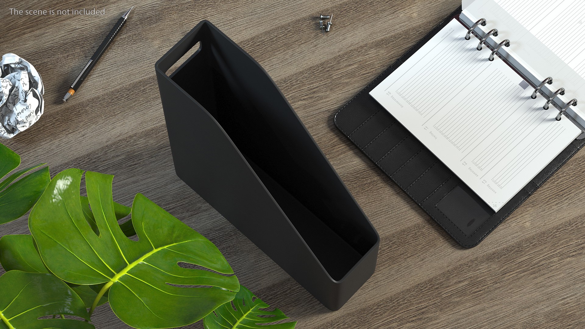 3D File Organizer Plastic Black - TurboSquid 1782460