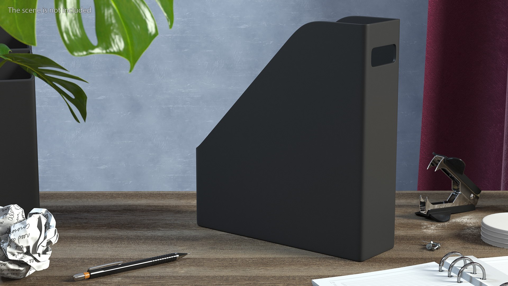 3D File Organizer Plastic Black - TurboSquid 1782460