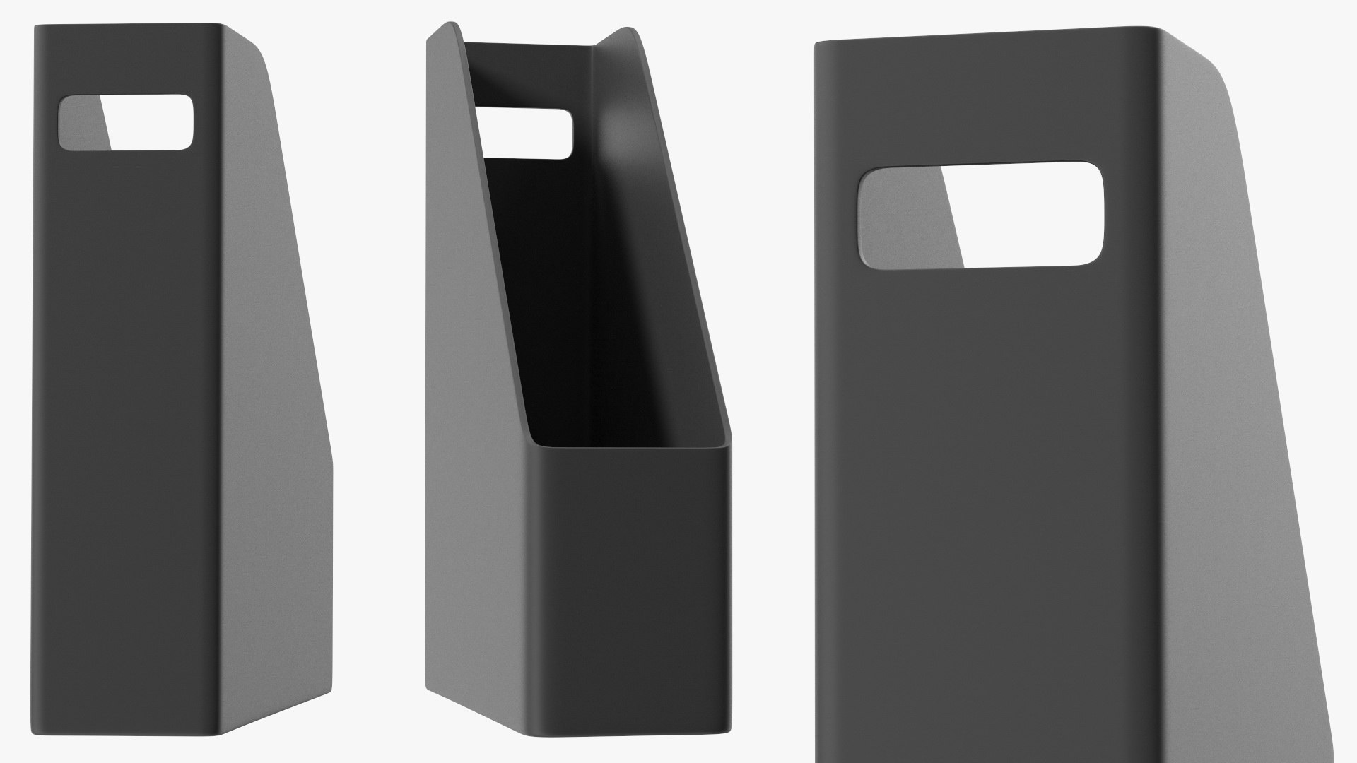 3D File Organizer Plastic Black - TurboSquid 1782460