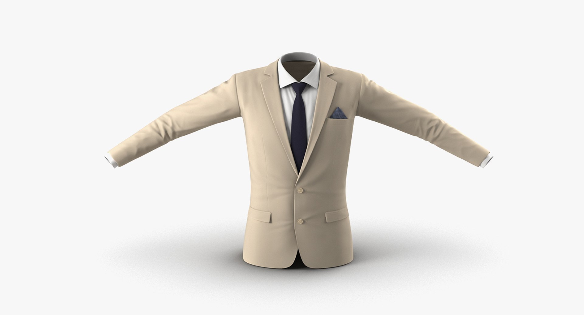 3D mens suit jackets 2 model - TurboSquid 1515468