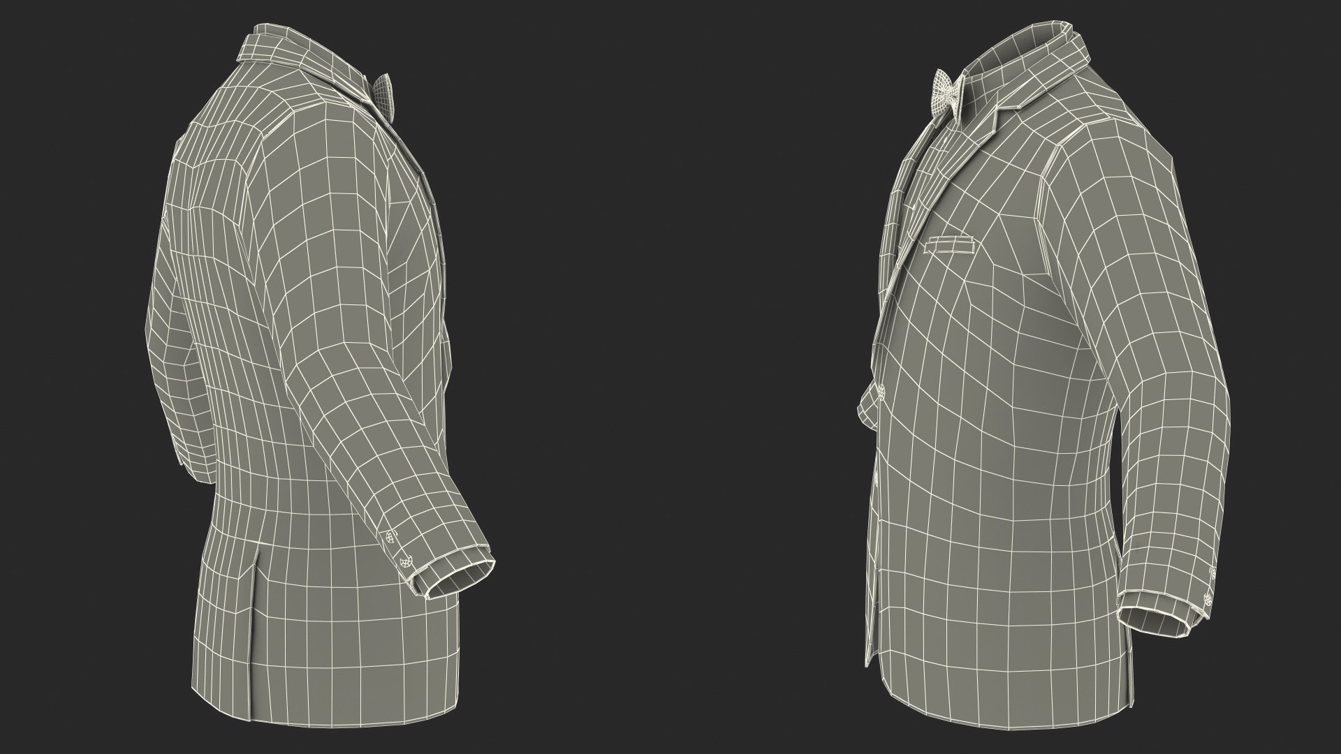3D mens suit jackets 2 model - TurboSquid 1515468