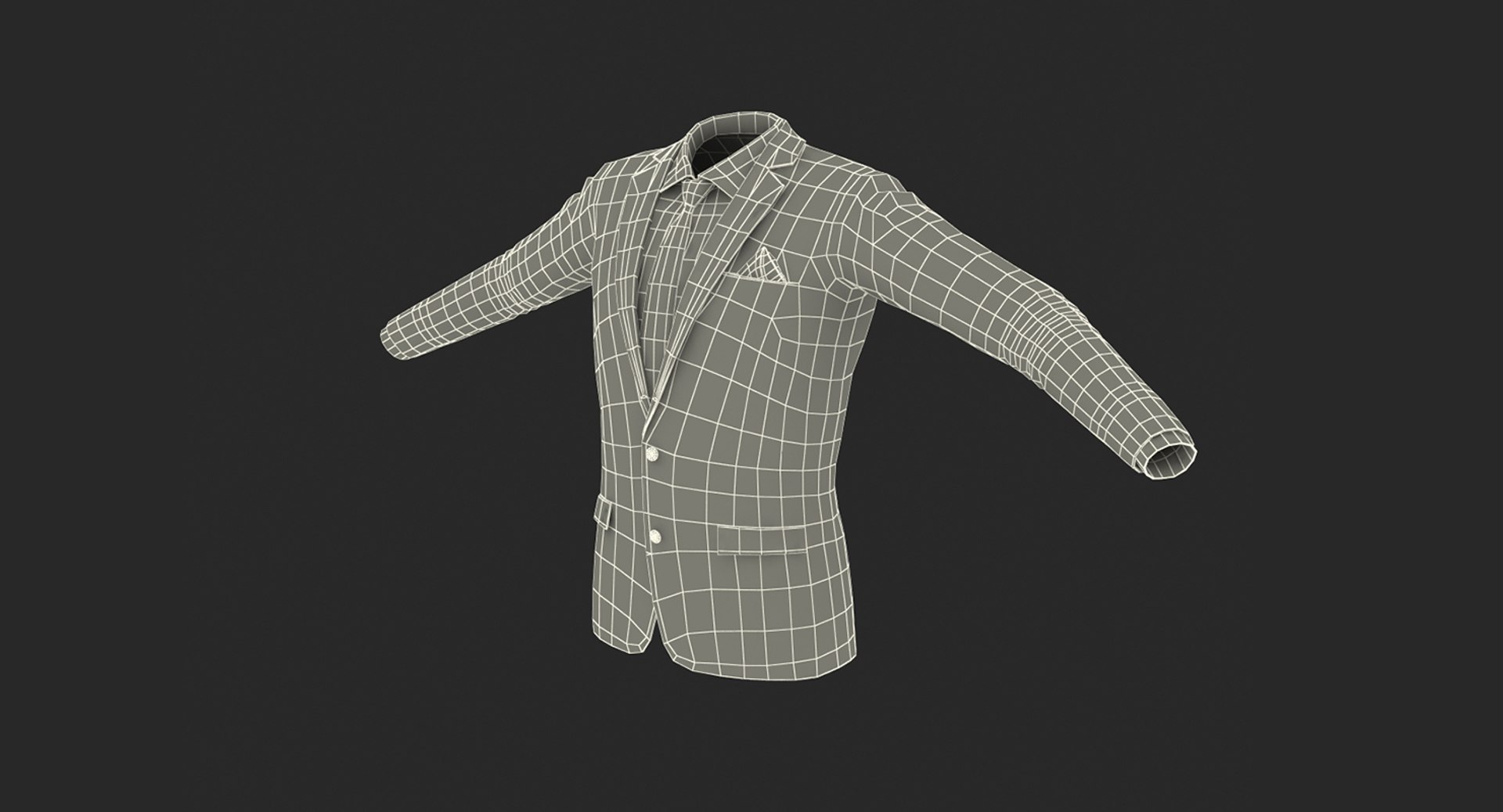 3D mens suit jackets 2 model - TurboSquid 1515468
