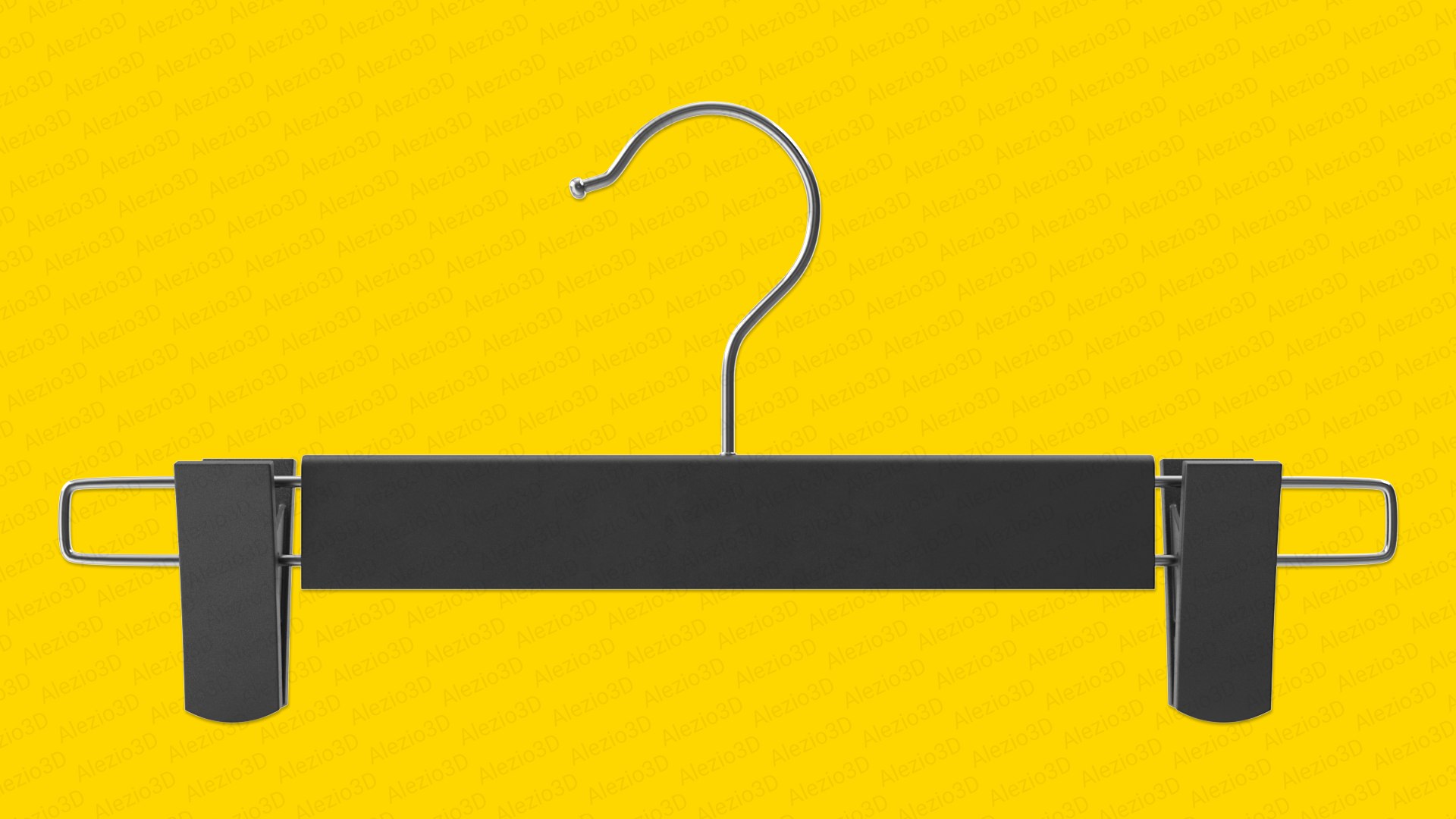 Hanger With Clips Rigged And Animated 3D Model - TurboSquid 2316466