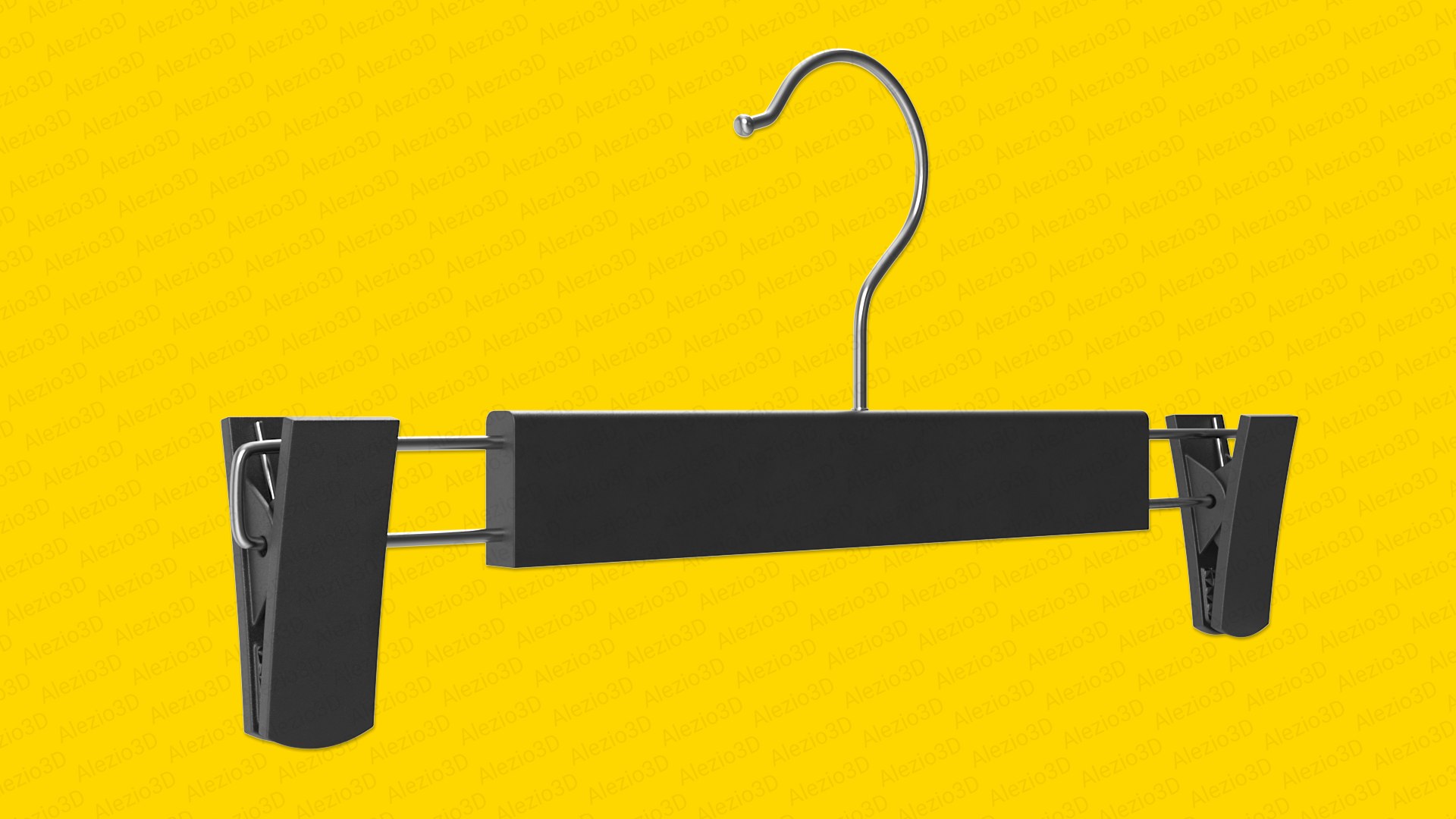 Hanger With Clips Rigged And Animated 3D Model - TurboSquid 2316466