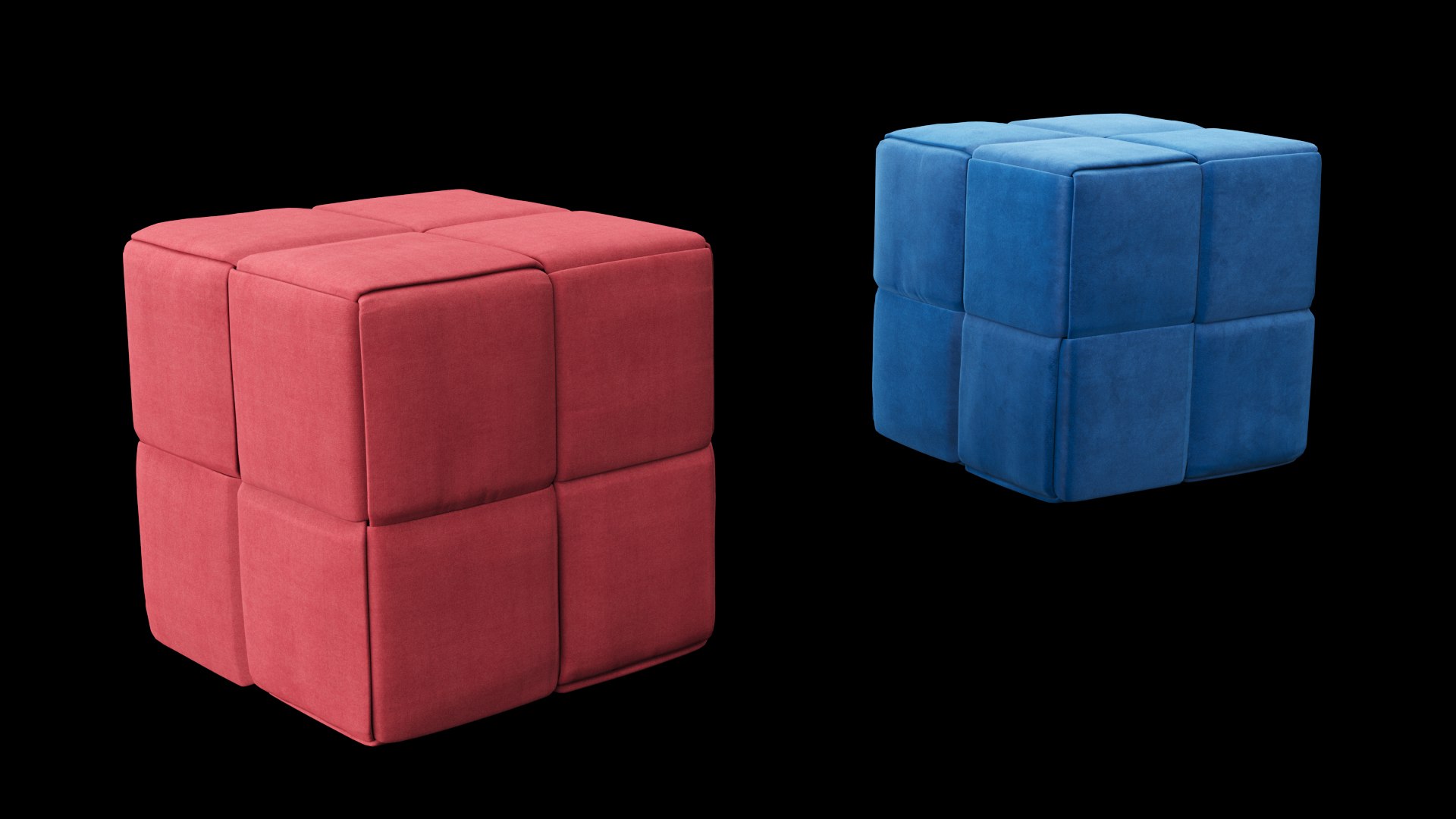 3D Modern Pouf Model - TurboSquid 2297980