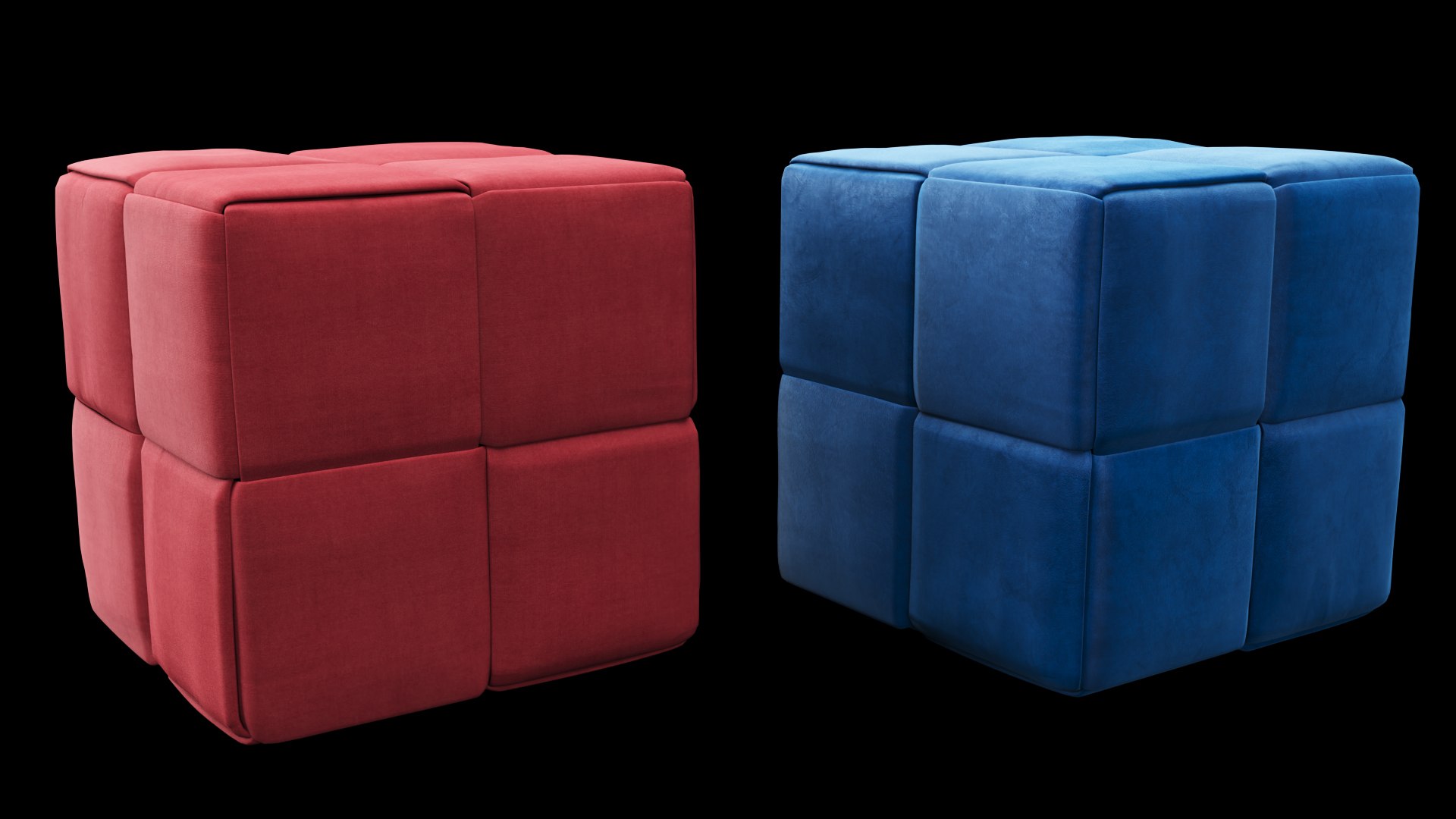 3D Modern Pouf Model - TurboSquid 2297980