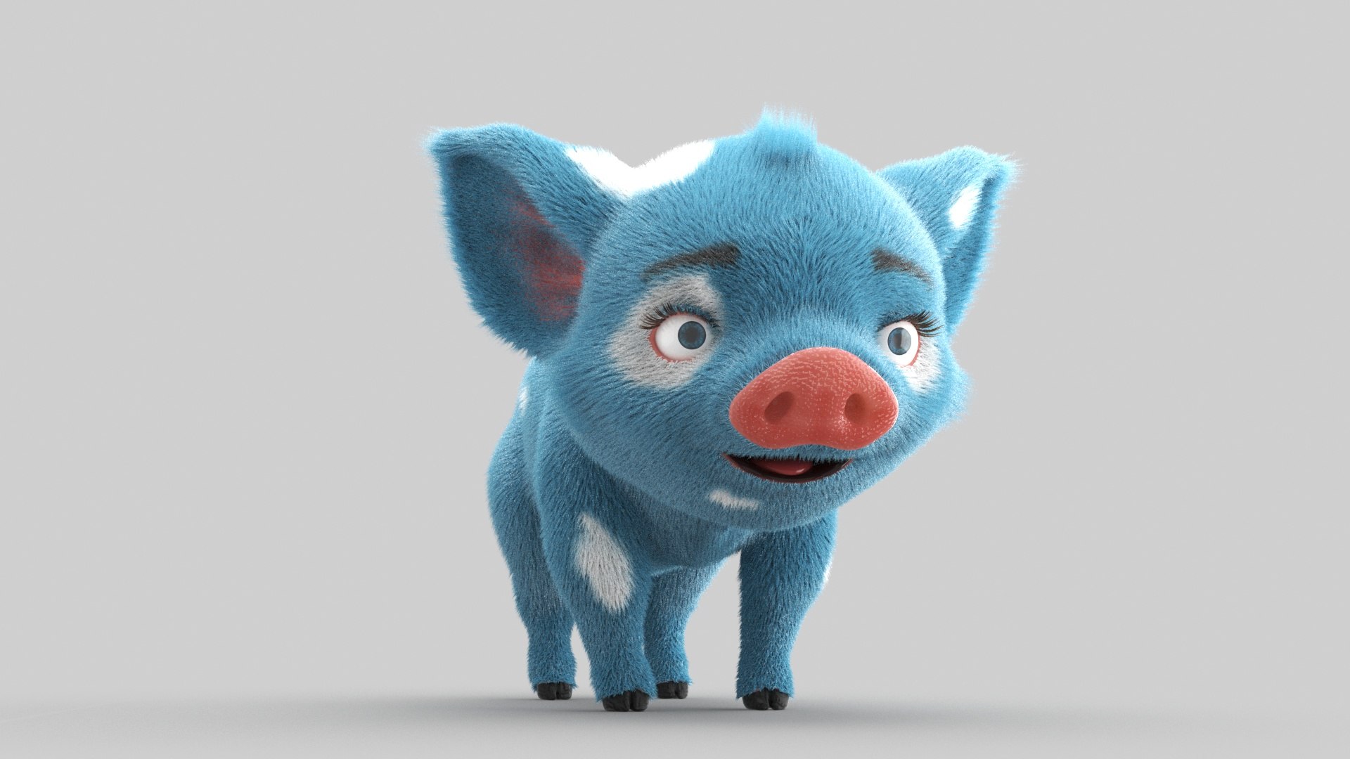 Cartoon Piglet 3D Model - TurboSquid 1818791