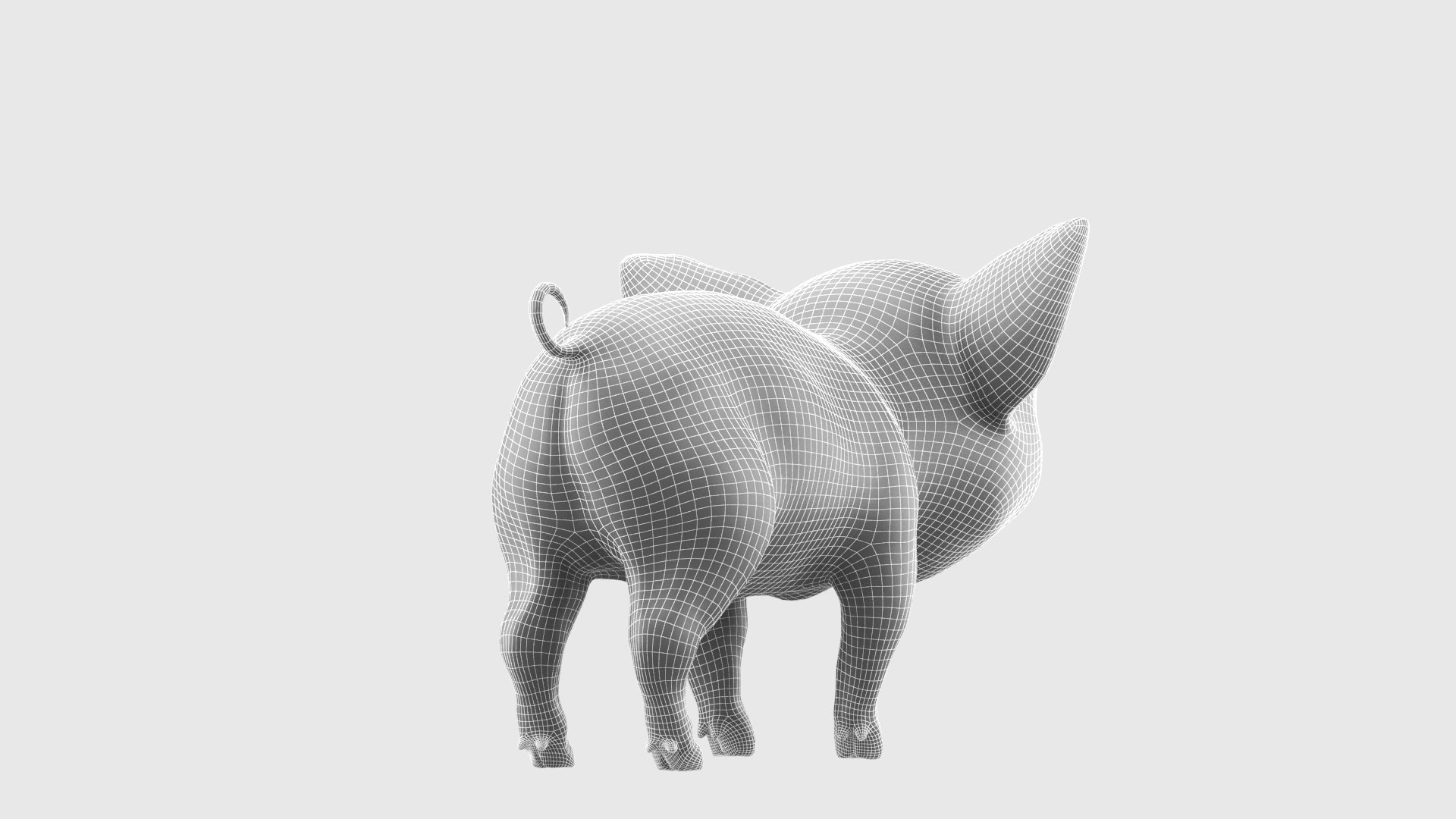 Cartoon Piglet 3D Model - TurboSquid 1818791