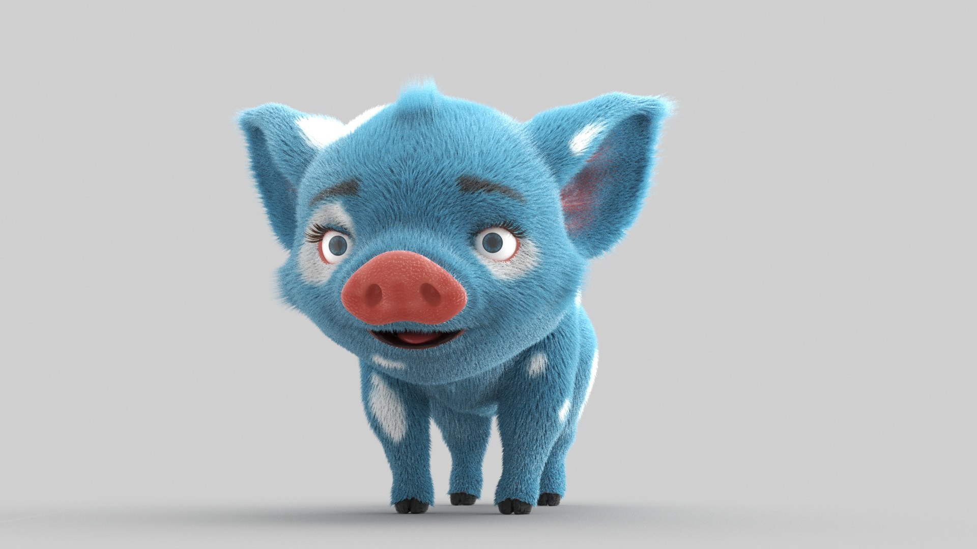 Cartoon Piglet 3D Model - TurboSquid 1818791