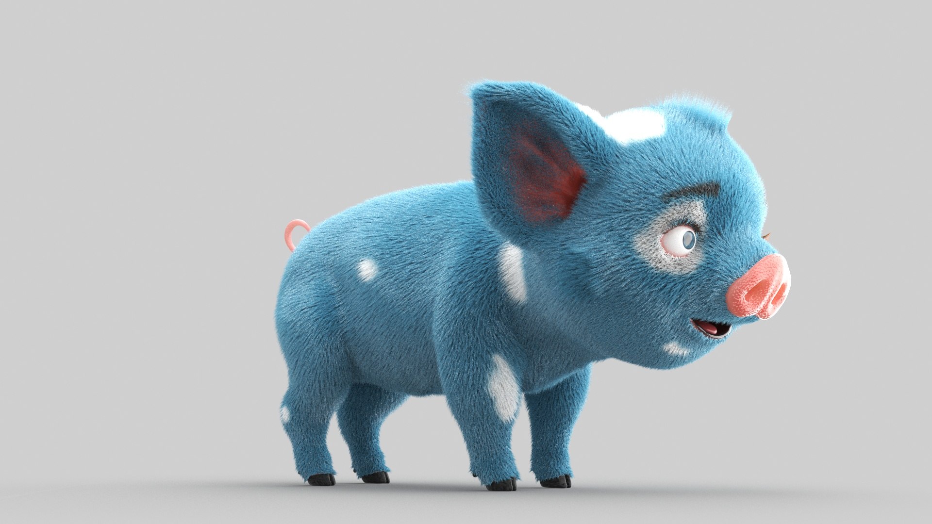 Cartoon Piglet 3D Model - TurboSquid 1818791