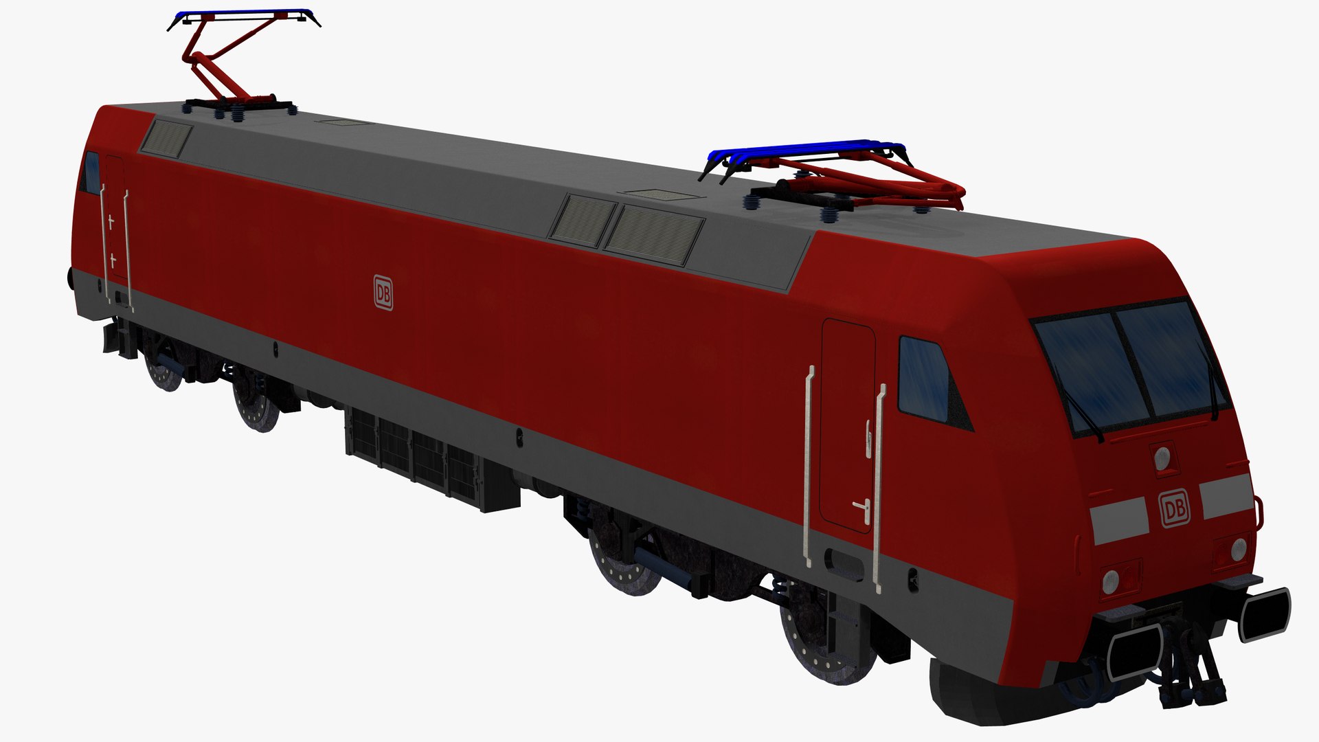 Db Class 152 Electric Locomotive Traxx Family 3D Model - TurboSquid 2003893