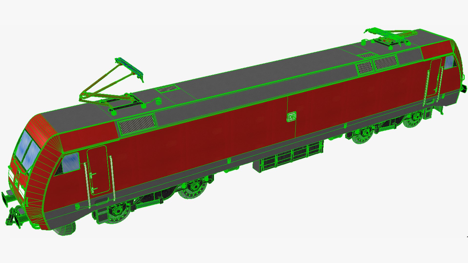 Db Class 152 Electric Locomotive Traxx Family 3D Model - TurboSquid 2003893