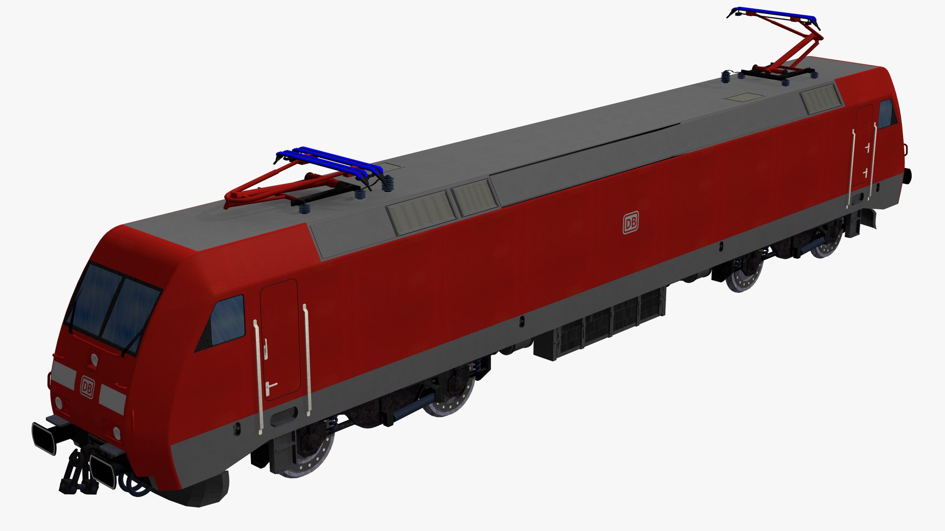 Db Class 152 Electric Locomotive Traxx Family 3D Model - TurboSquid 2003893
