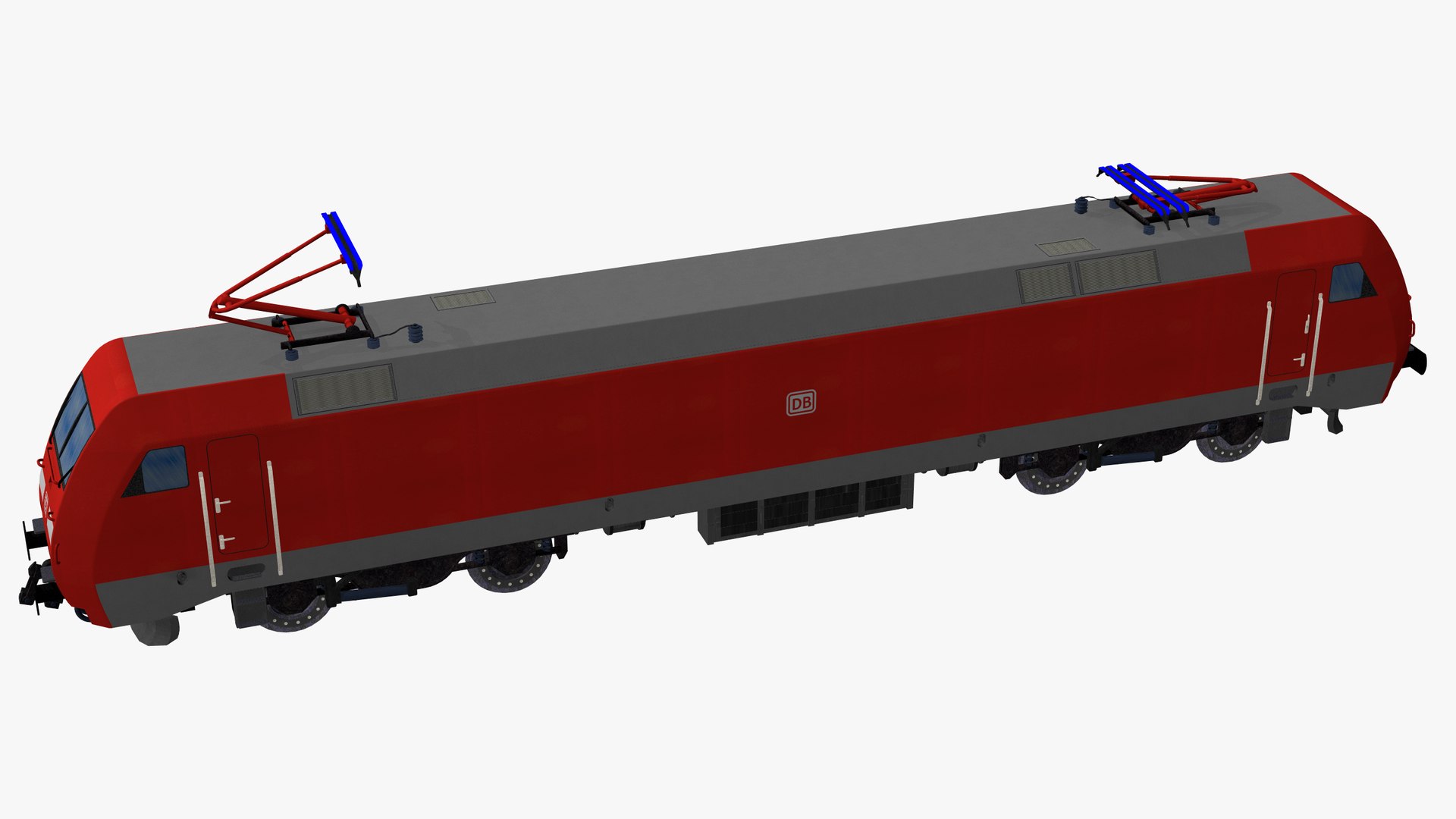 Db Class 152 Electric Locomotive Traxx Family 3D Model - TurboSquid 2003893