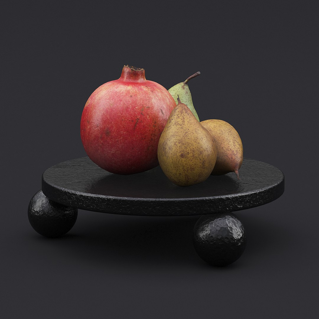 3D Fruit Plate II - TurboSquid 2110554