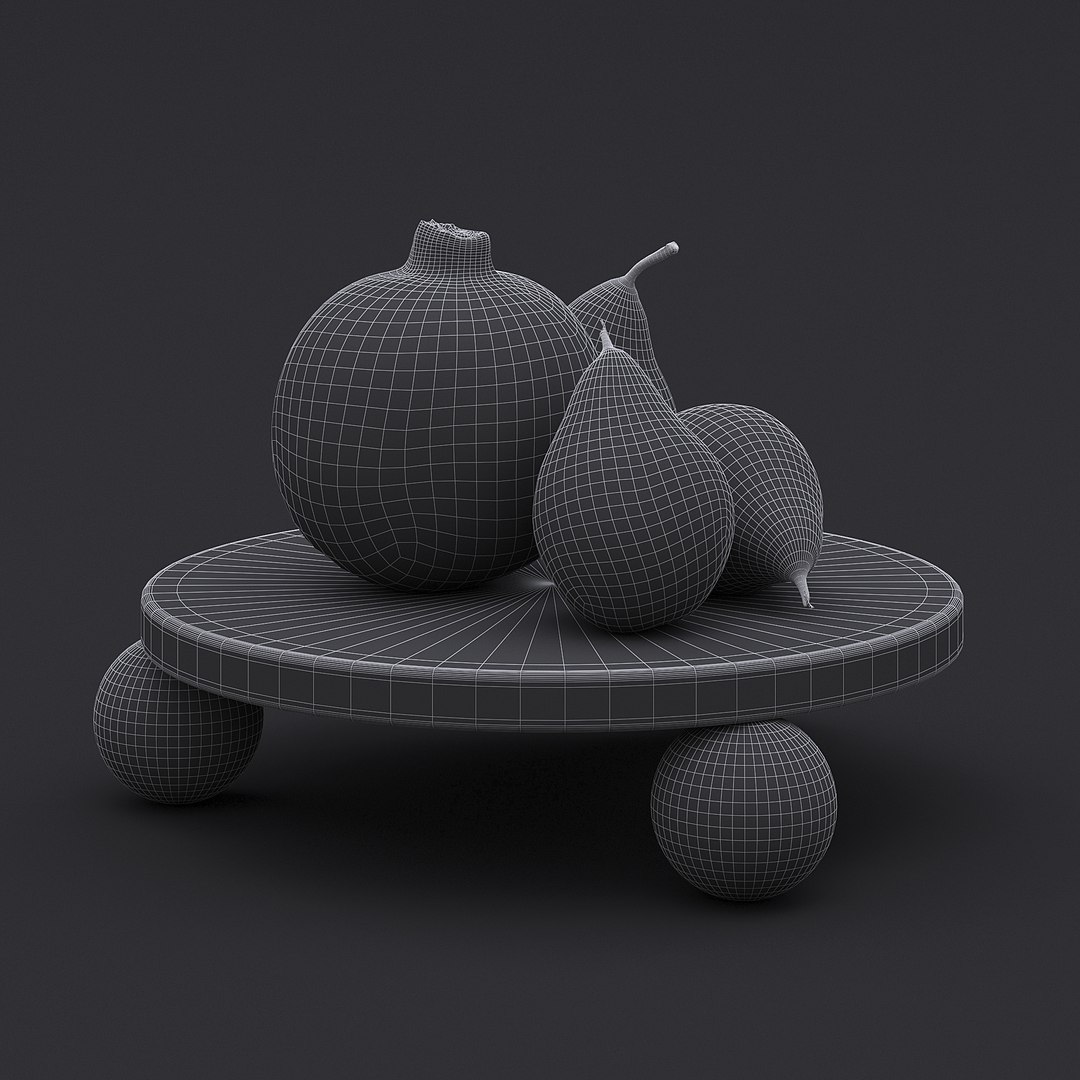 3D Fruit Plate II - TurboSquid 2110554