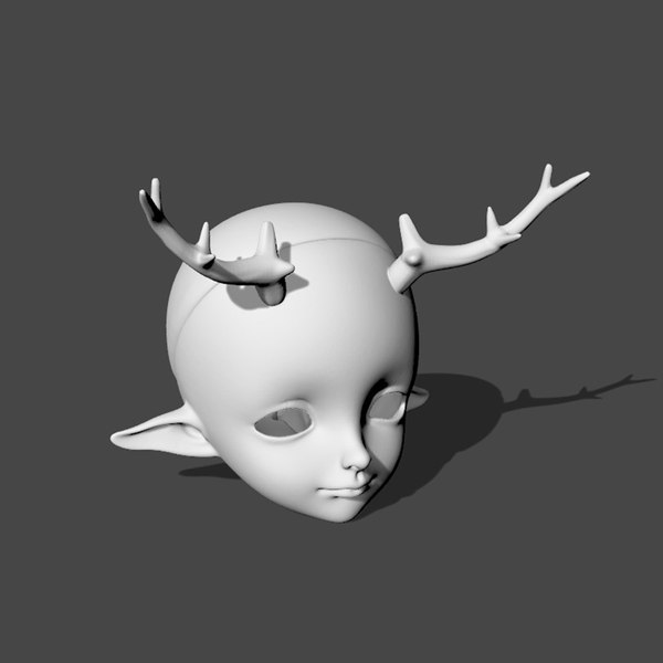 3D bjd 3d print model doll ball head doll elf head - TurboSquid 1884653
