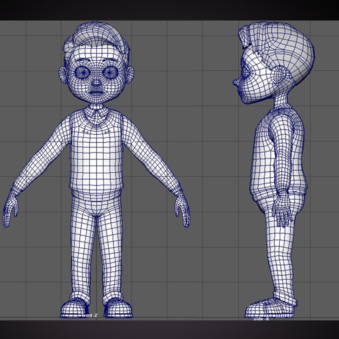 Boy Schoolboy School Model - TurboSquid 1450195