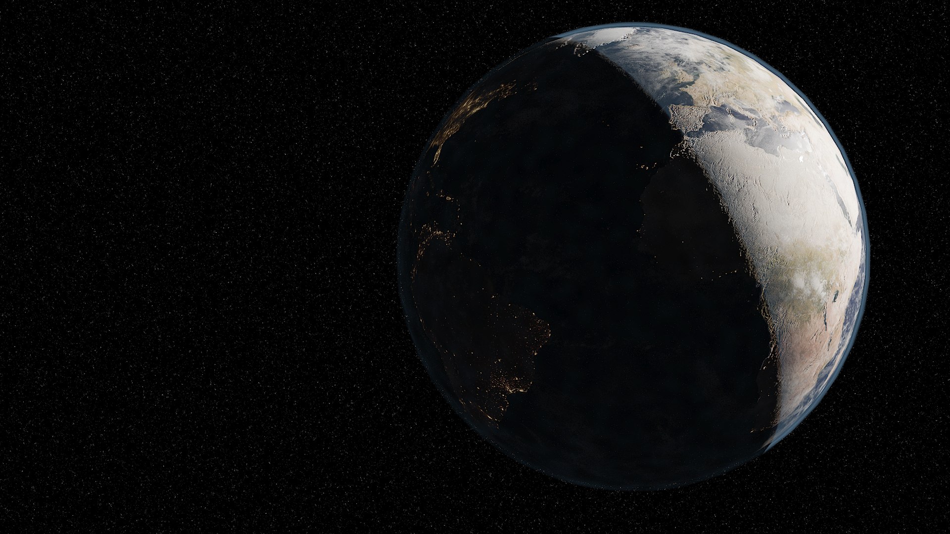 Realistic Earth With Clouds And Atmosphere 3D Model - TurboSquid 2248244