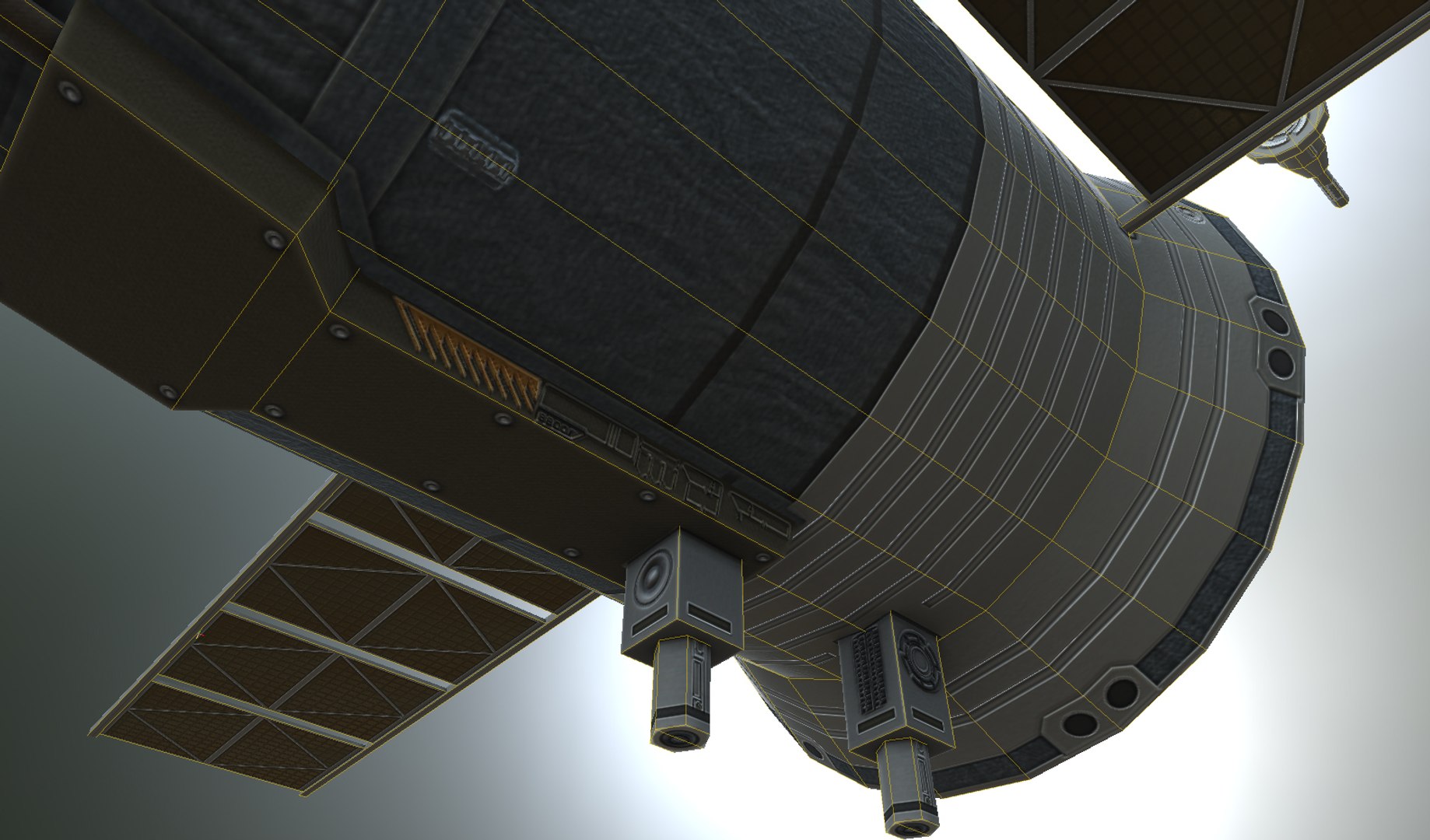 3d soyuz space station model