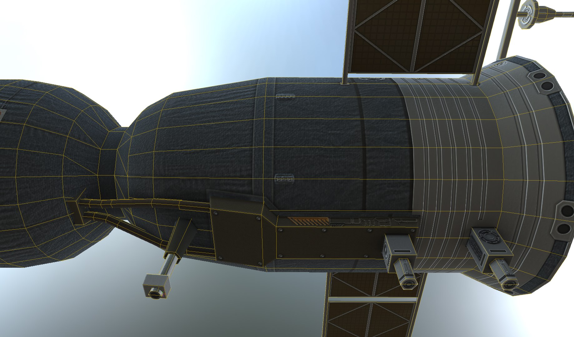 3d soyuz space station model