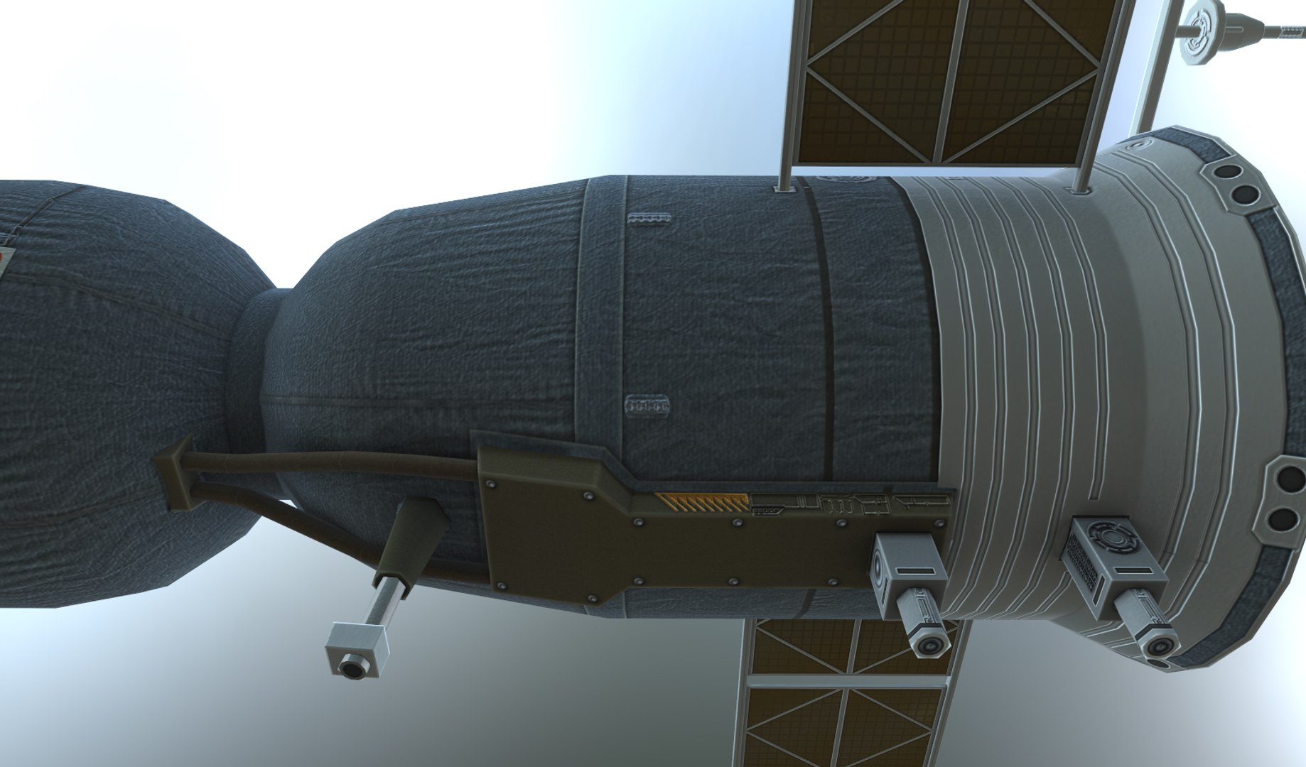 3d soyuz space station model