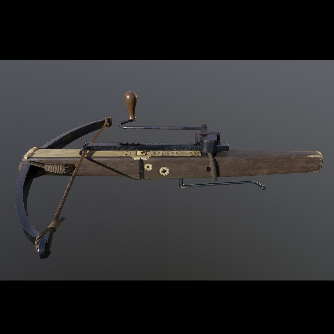 Medieval Crossbow Cranequin 3D Model - TurboSquid 1598838