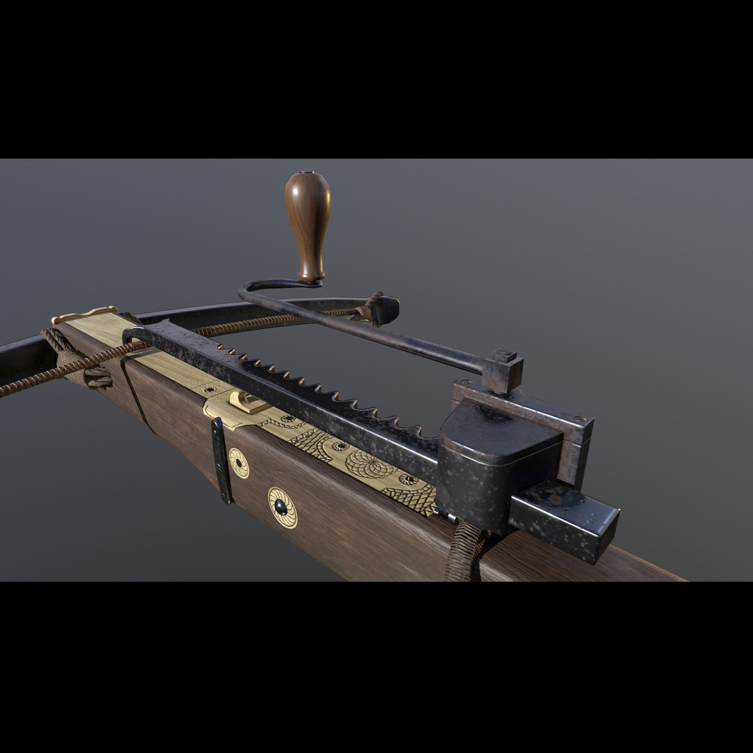 Medieval Crossbow Cranequin 3D Model - TurboSquid 1598838