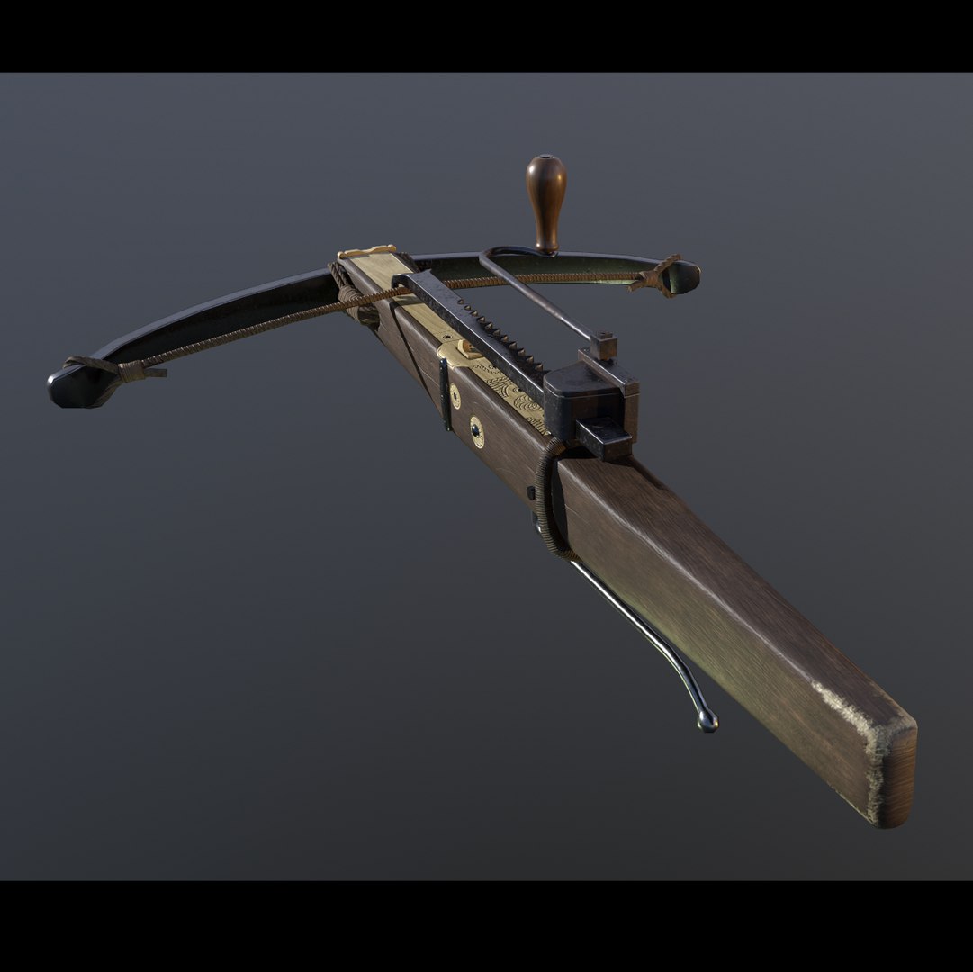 Medieval Crossbow Cranequin 3D Model - TurboSquid 1598838