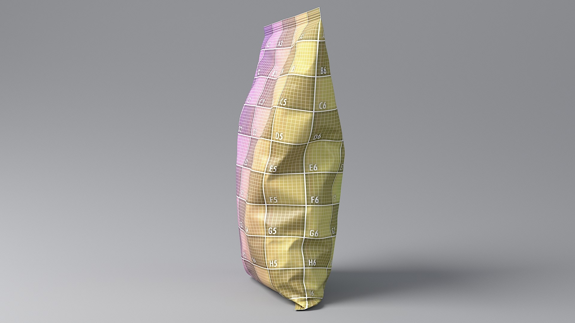 3D Realistic Potato Chip Packaging 01 model - TurboSquid 1991181