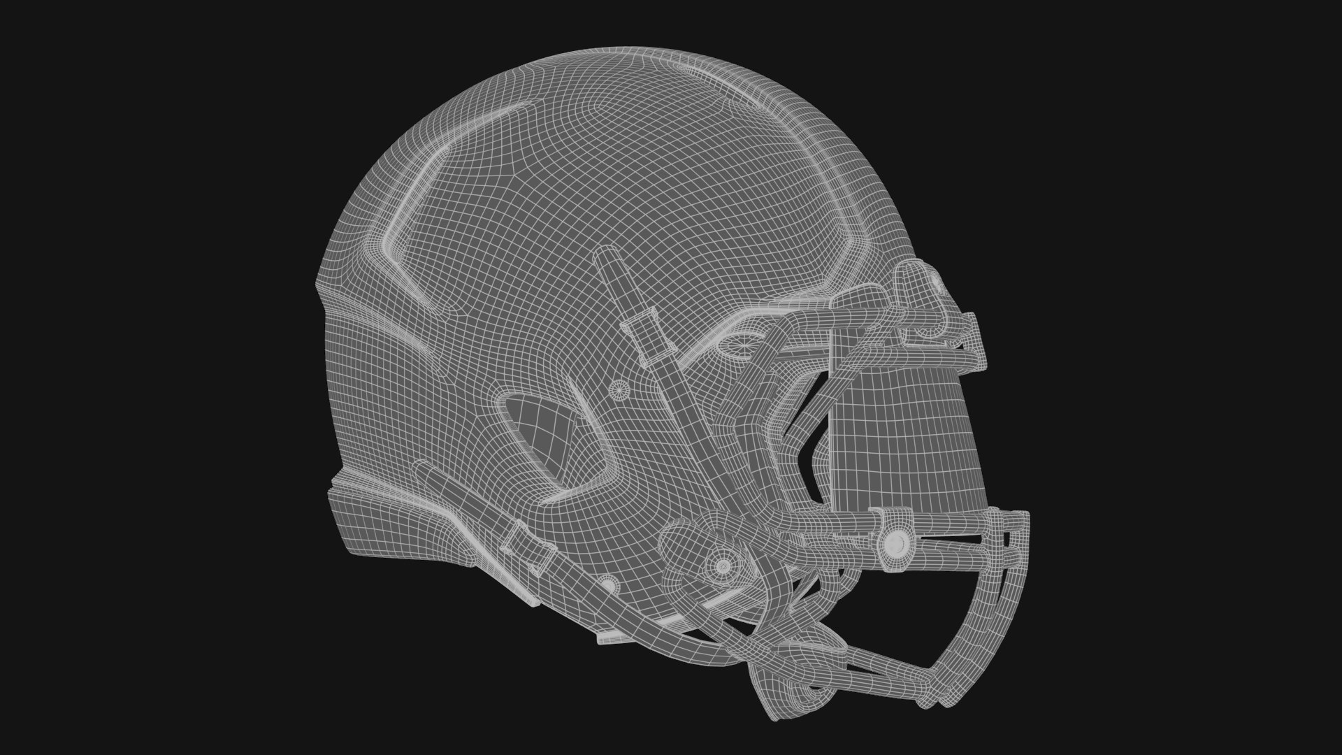Football Helmet 3D Model - TurboSquid 1480358