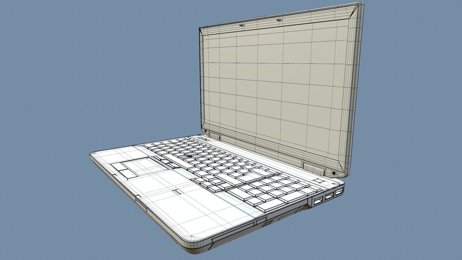 Dell Laptop 3D Model - TurboSquid 1999022