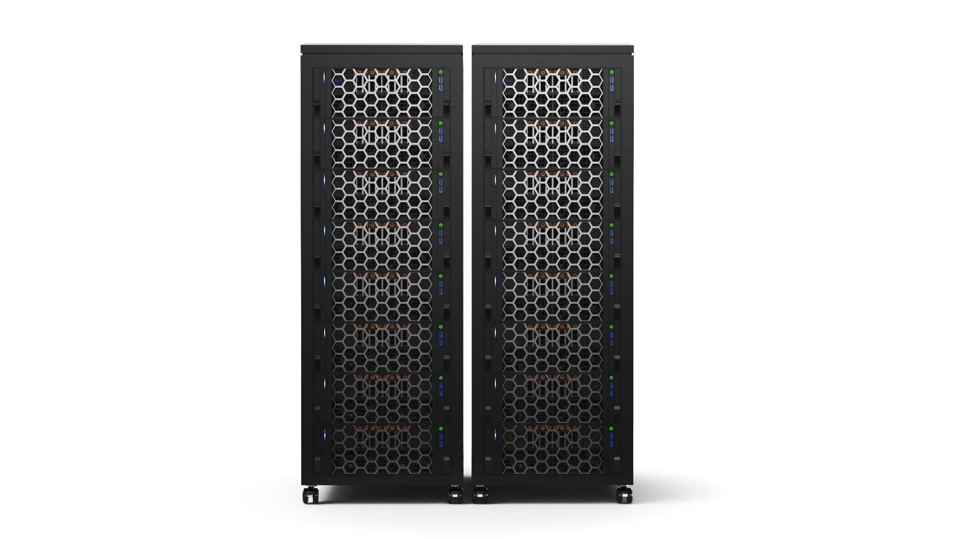 3D Detailed Server Rack 02 - TurboSquid 2274957
