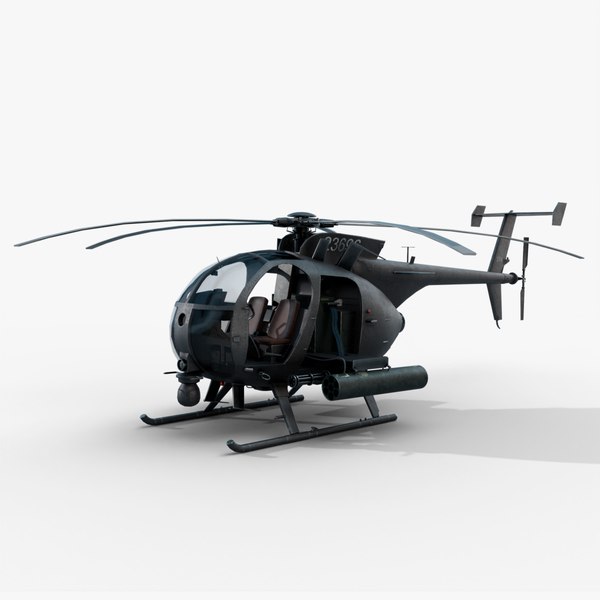modelo 3d MH-6 - TurboSquid 2240908
