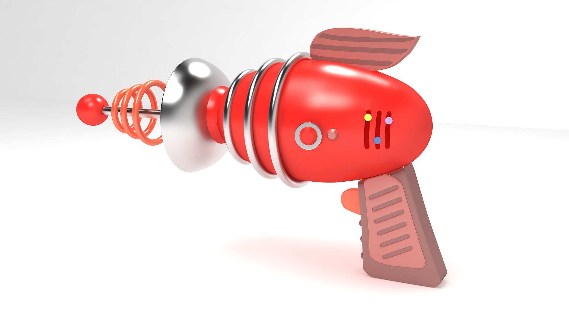Retro Ray Gun 3D - TurboSquid 1989987