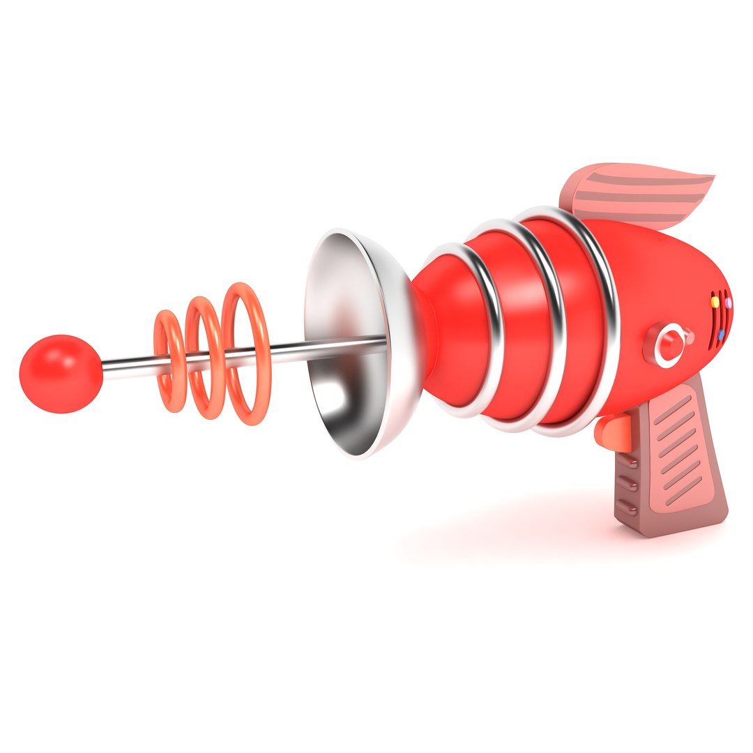 Retro Ray Gun 3D - TurboSquid 1989987