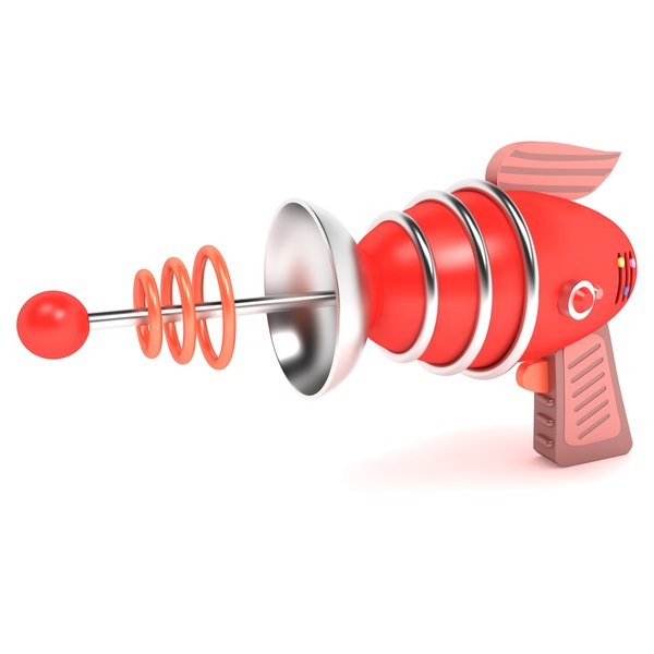 Retro Ray Gun 3D - TurboSquid 1989987