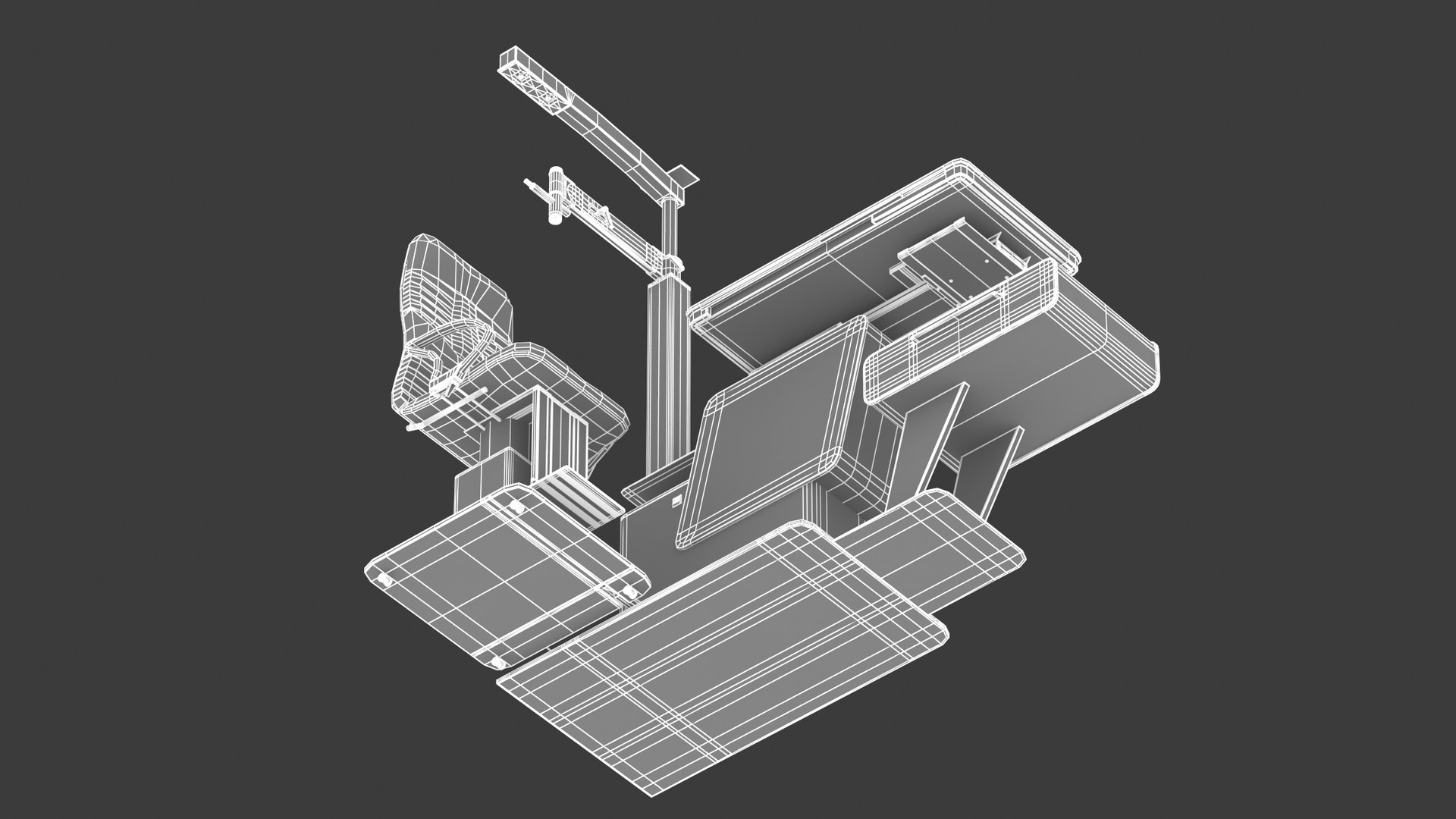 3D Model Medical Refraction Unit - TurboSquid 2372299