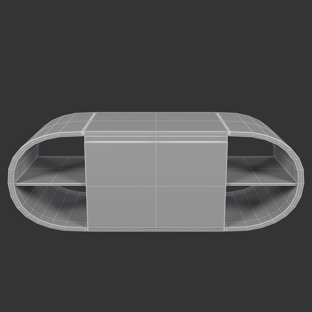 3D Round TV Stand Model - TurboSquid 1879579