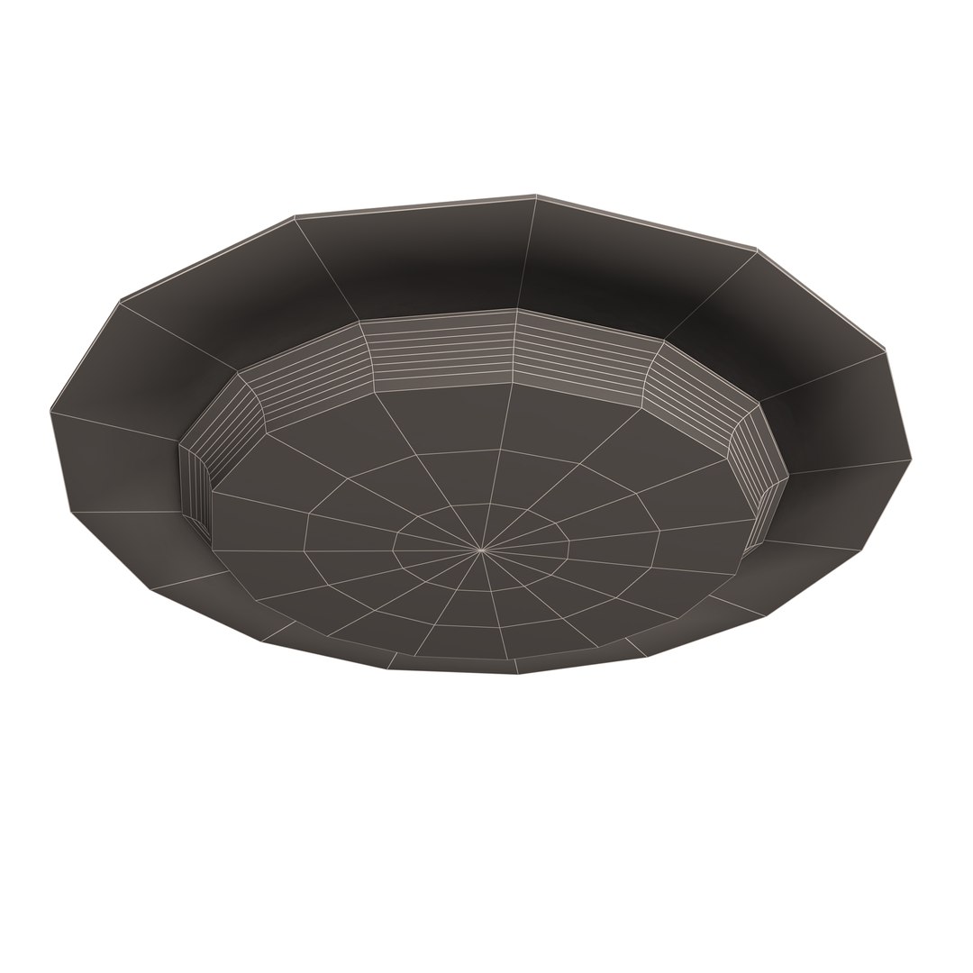 Empty Plate 3D Model - TurboSquid 1770320