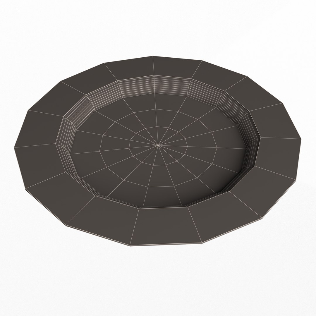 Empty Plate 3D Model - TurboSquid 1770320