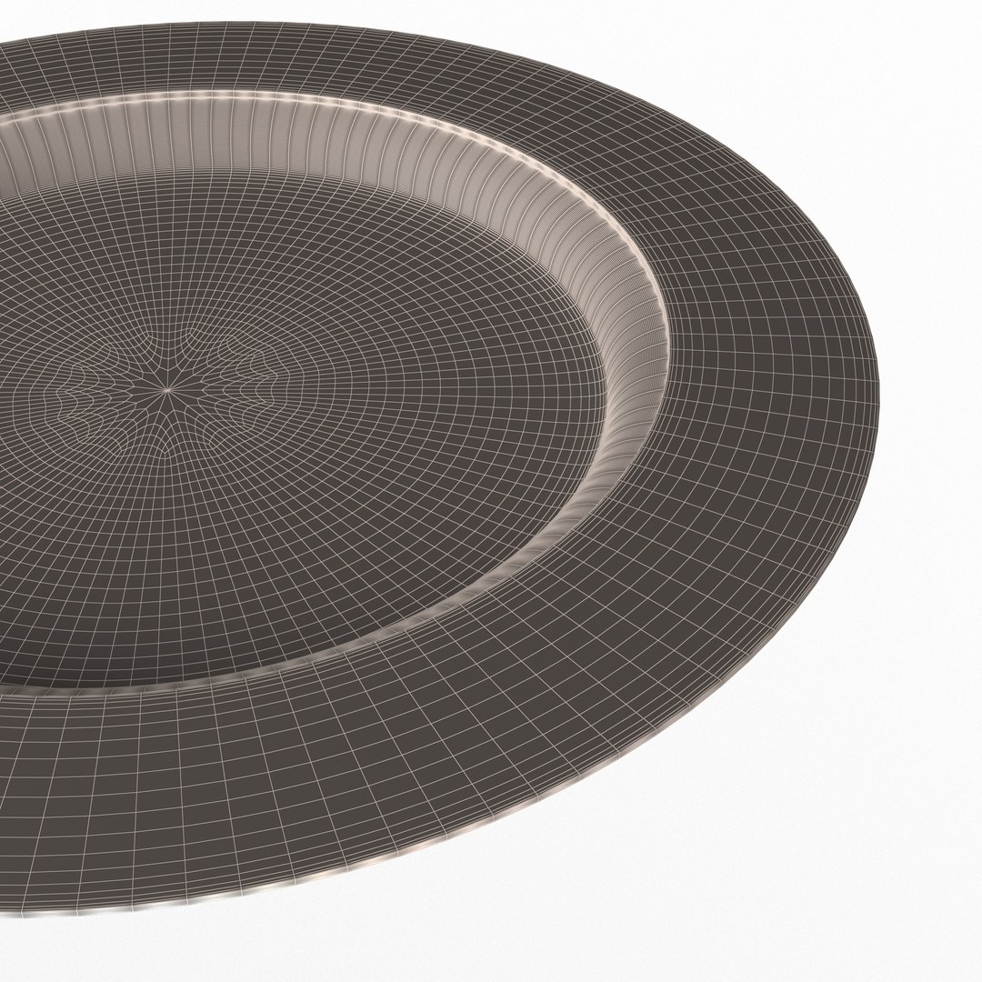 Empty Plate 3D Model - TurboSquid 1770320